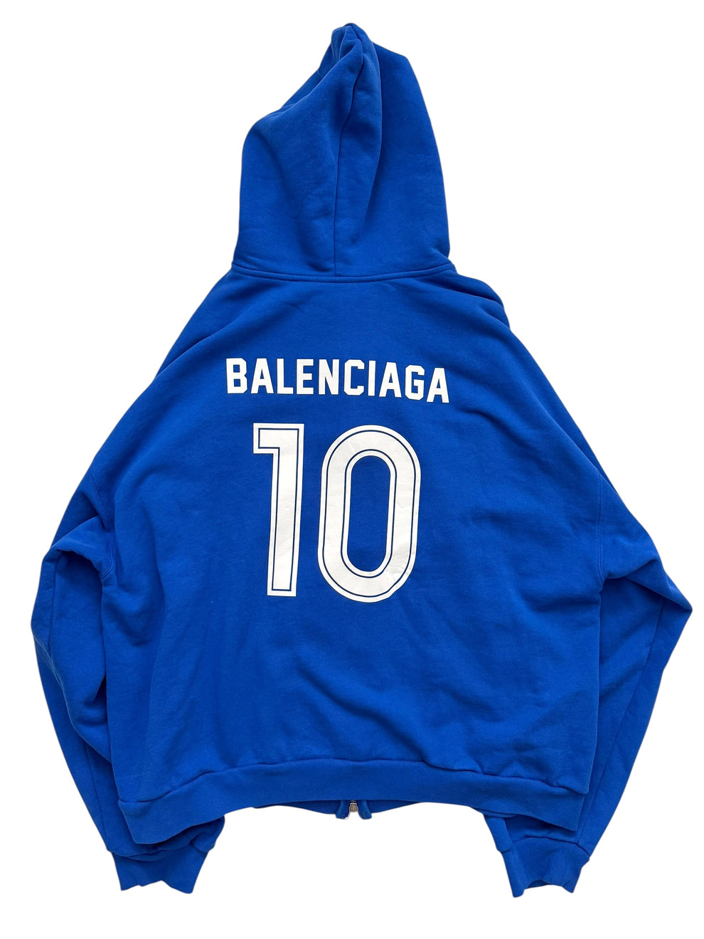 Soccer Crest Football Logo Hoodie Blue – Archive Reloaded