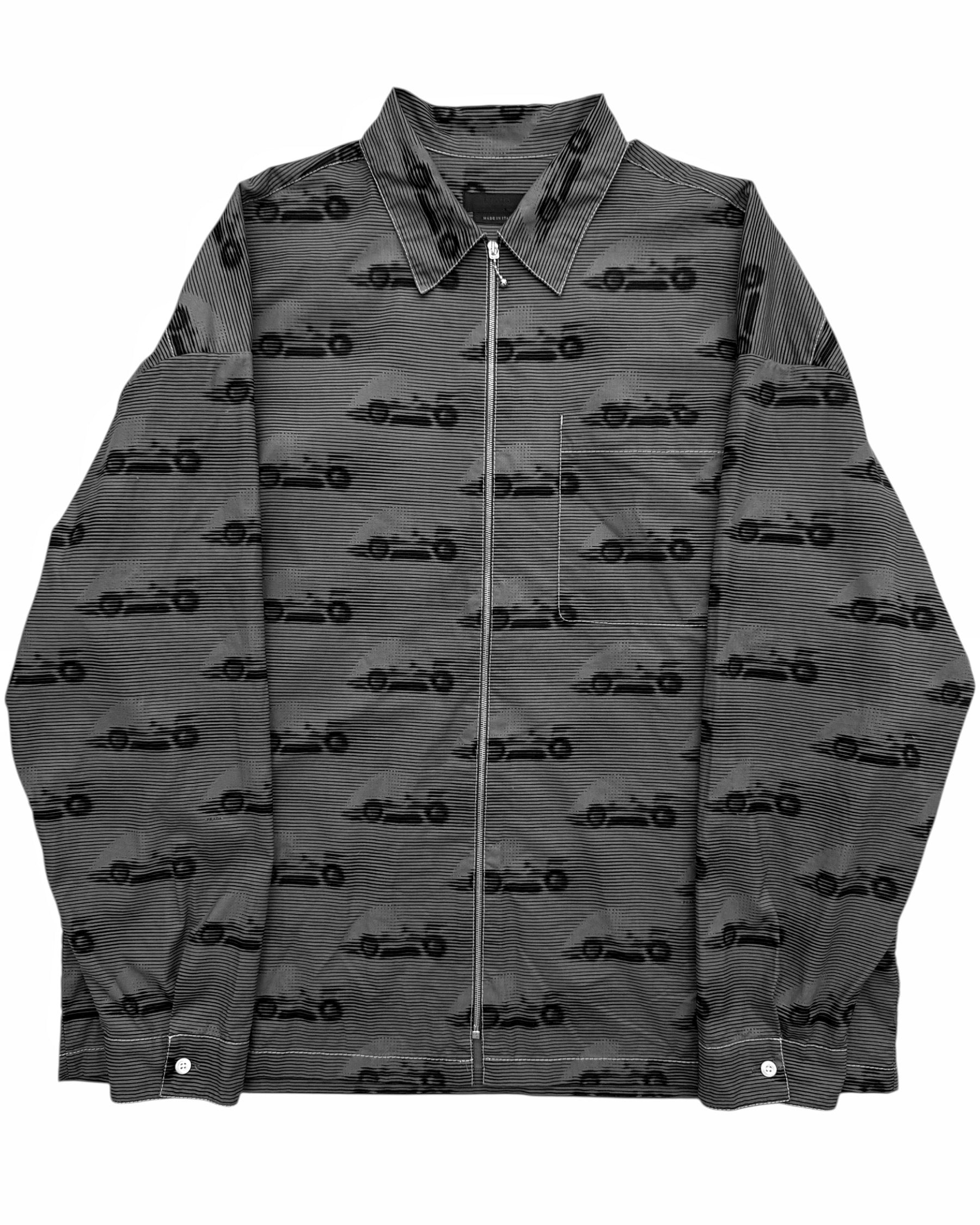 SS15 F1 Racecar Blur Print Zip Jacket – Archive Reloaded