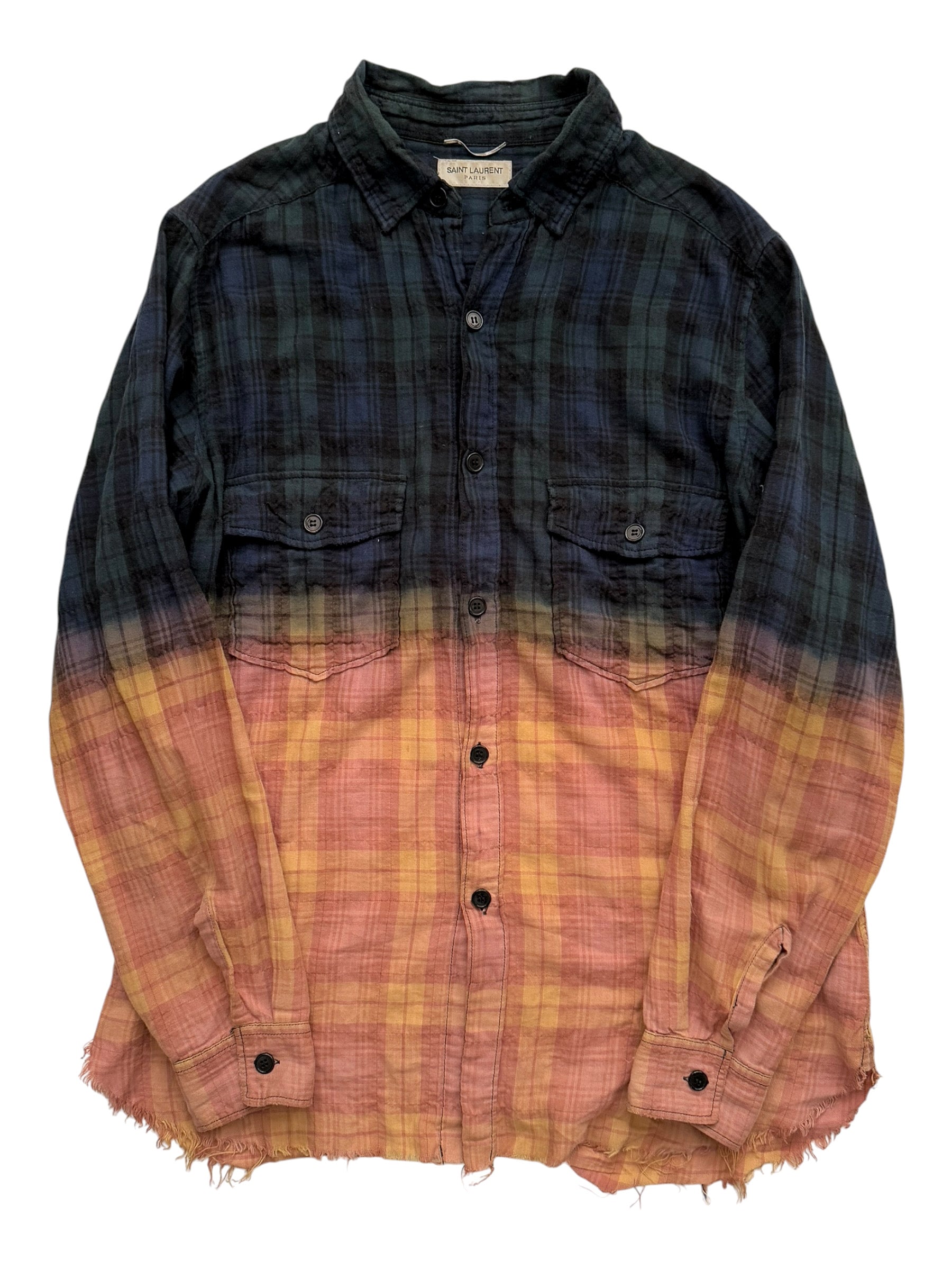 SS16 Hedi Surf Sounds Bleach Flannel – Archive Reloaded
