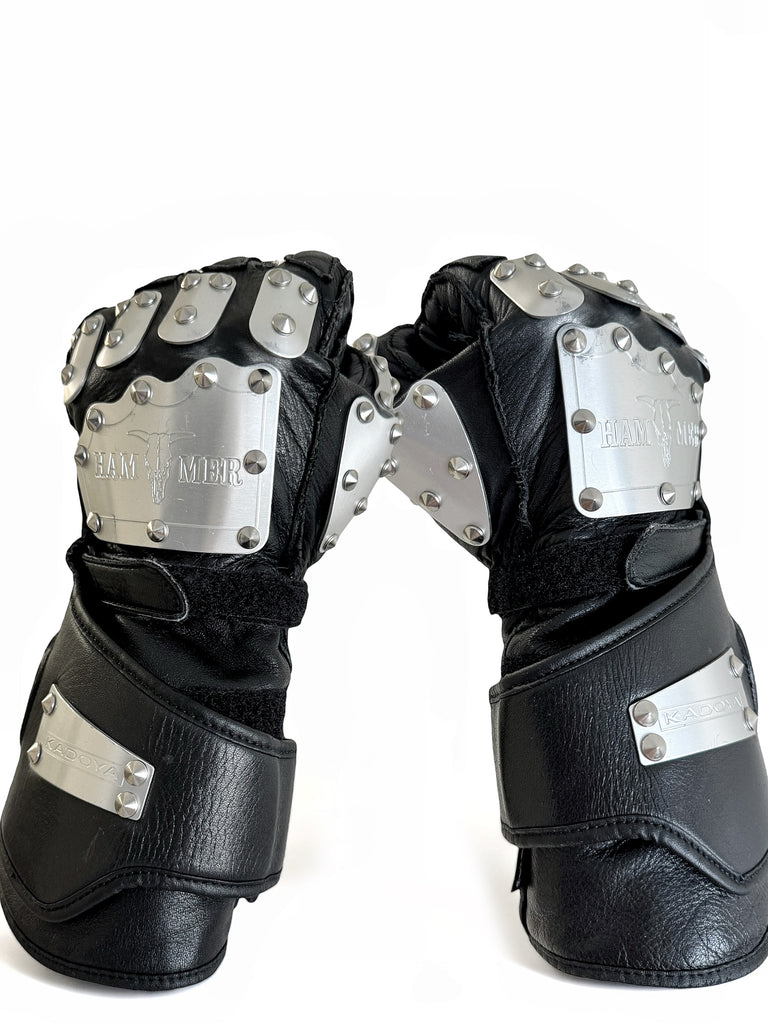 HAMMER Studded Spike Armor Leather Glove Gauntlet – Archive Reloaded